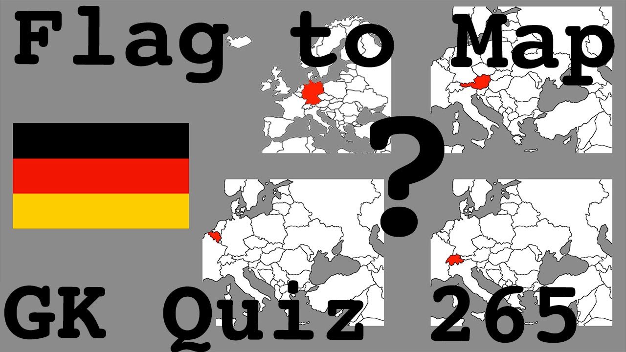 Geography Match Country Flag to the map. GK Quiz 265 - YouTube