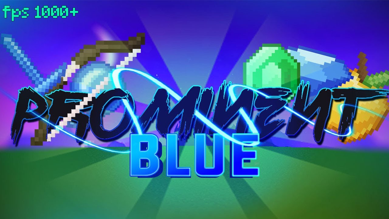 The best texture pack for minecraft 1.8.9 | Prominent Blue texture pack ...