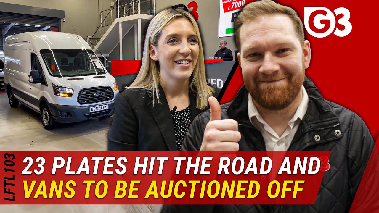 23 PLATE CARS HIT THE ROAD & VANS ARE AUCTIONED OFF AT G3 | Live From ...