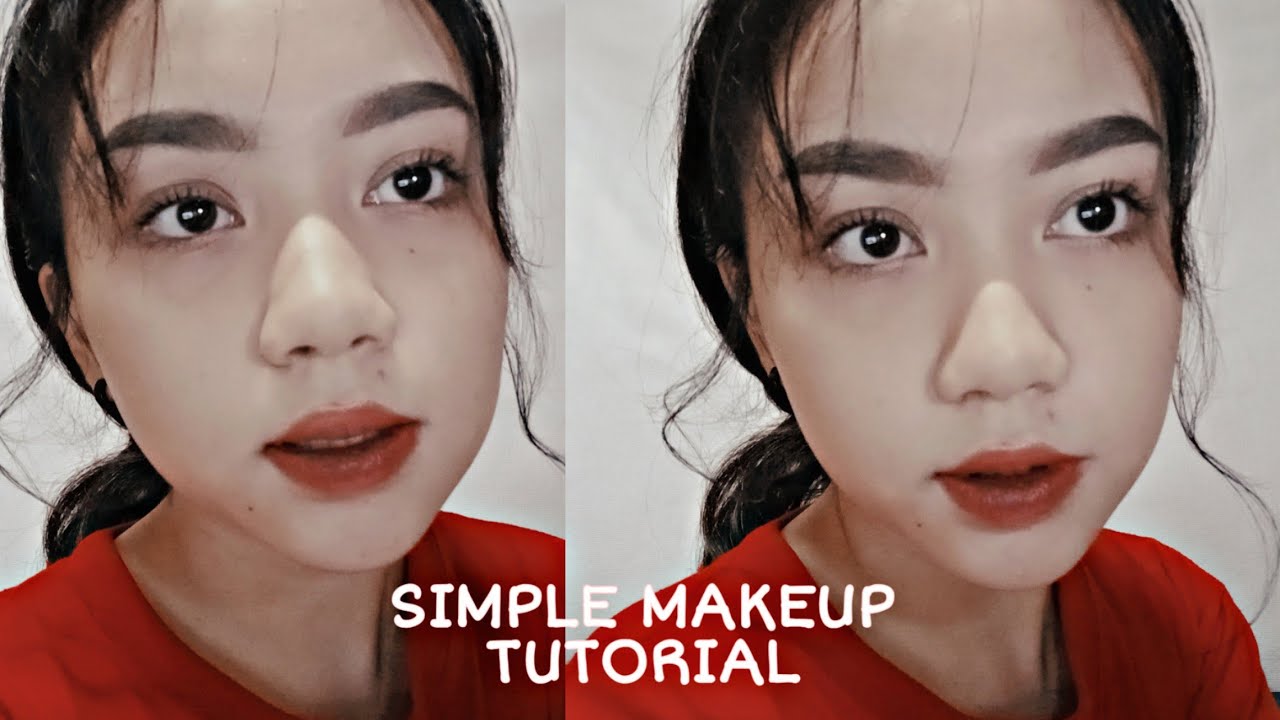 SIMPLE MAKEUP TUTORIAL! 🎉 - YouTube