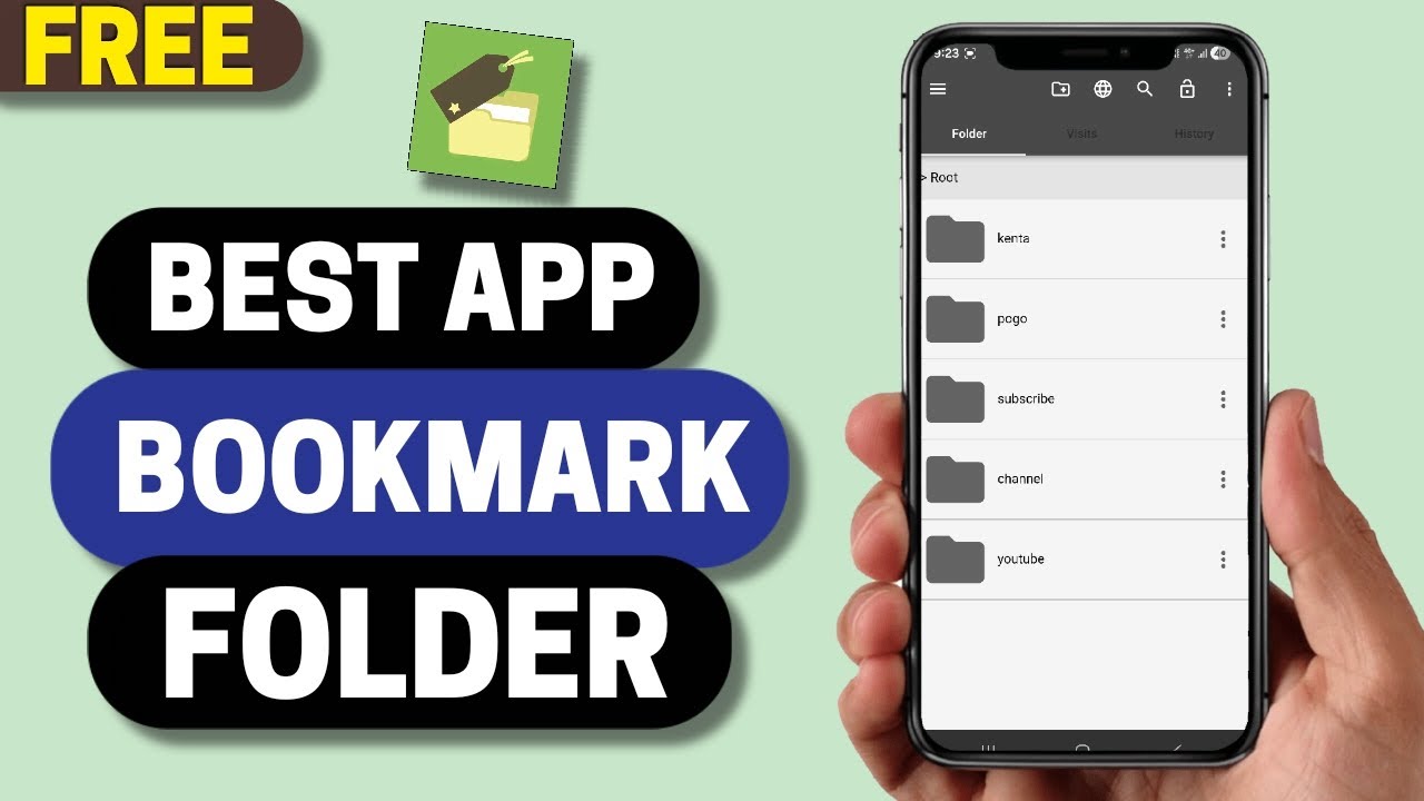 Best Free Bookmark Folder App for Android - YouTube