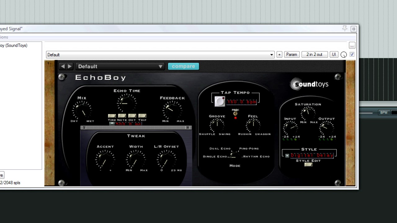 How to Use Soundtoys Echoboy In Depth Tutorial 2 - YouTube