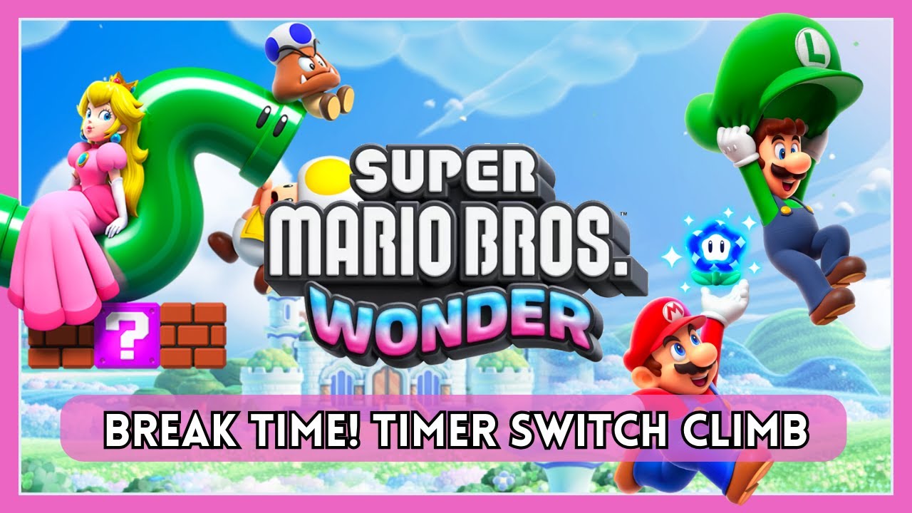 Super Mario Bros Wonder 🍄: Break Time! Timer Switch Climb - All Wonder ...