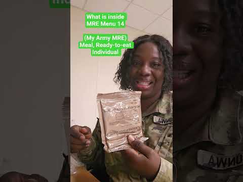 Inside MRE 14- Check it Out (My Army Favorite Meal) - YouTube