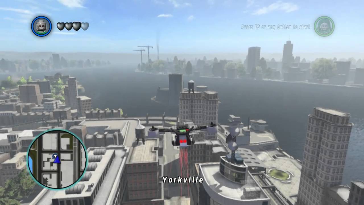 LEGO Marvel Super Heroes The Video Game - Doombot free roam - YouTube