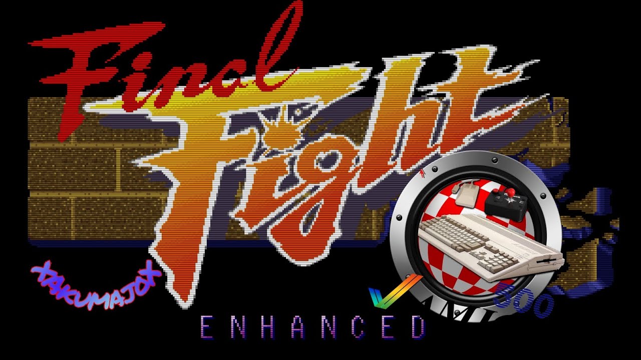 Final Fight Enhanced BY PROTOTRON Commodore Amiga 500!!! + download ...