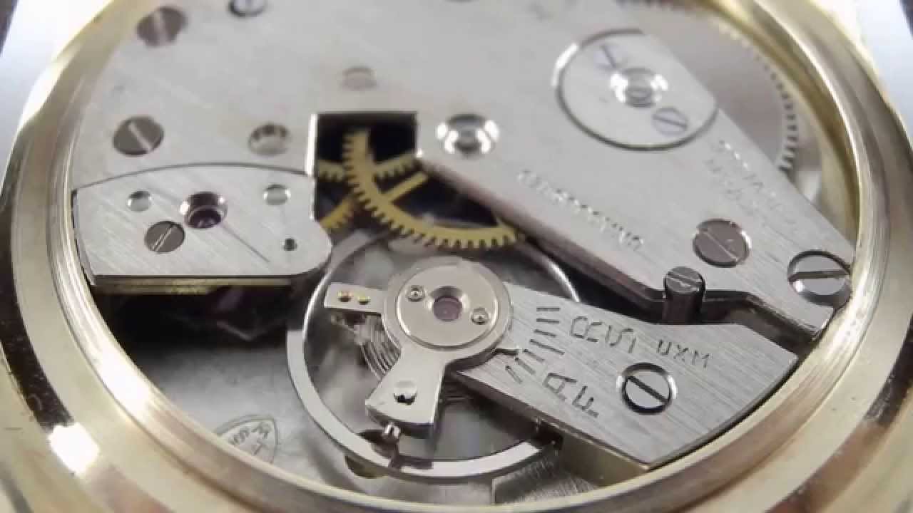 MST Watch movement Cal.374 running. - YouTube