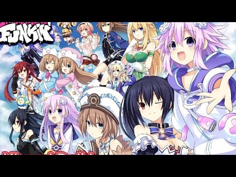 FNF: Hyperdimension Neptunia-The 4 Felons | 2 Songs Charted | 4k Notes ...