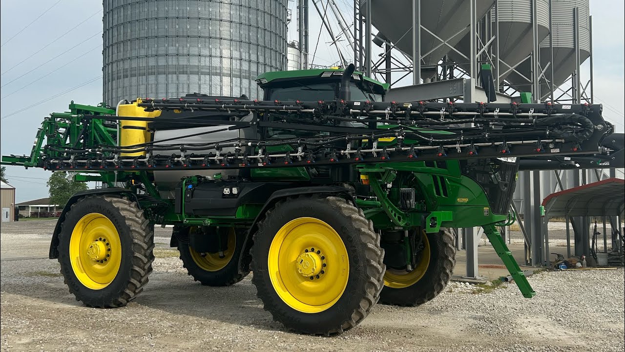 New John Deere 612R Sprayer Arrives Season 4 Episode 8 - YouTube