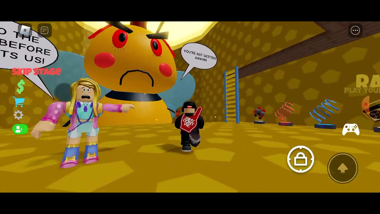 escape evil queen bee obby🐝 - YouTube