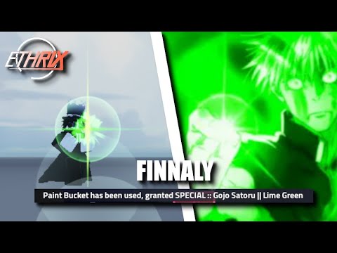 [ETHRIX] I FINNALY GOT LIME GREEN GOJO SATORU - YouTube