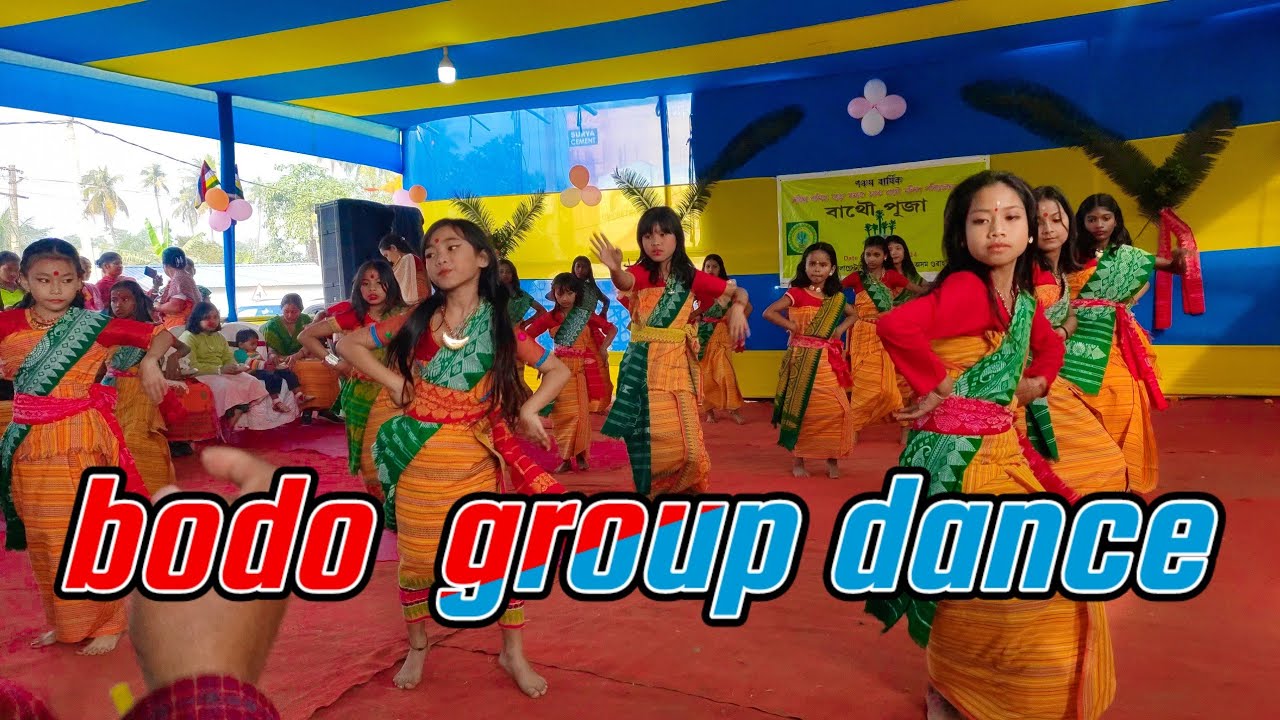 Bodo traditional group dance - YouTube
