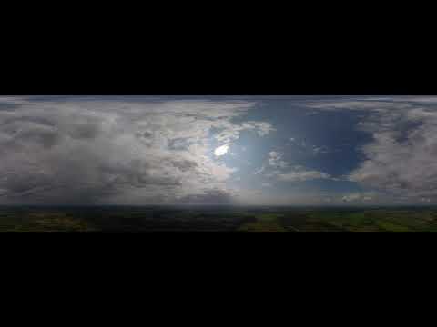 Panorama VR Sky with cloud in motion. 360 Sky for VR relax. Timelapse ...