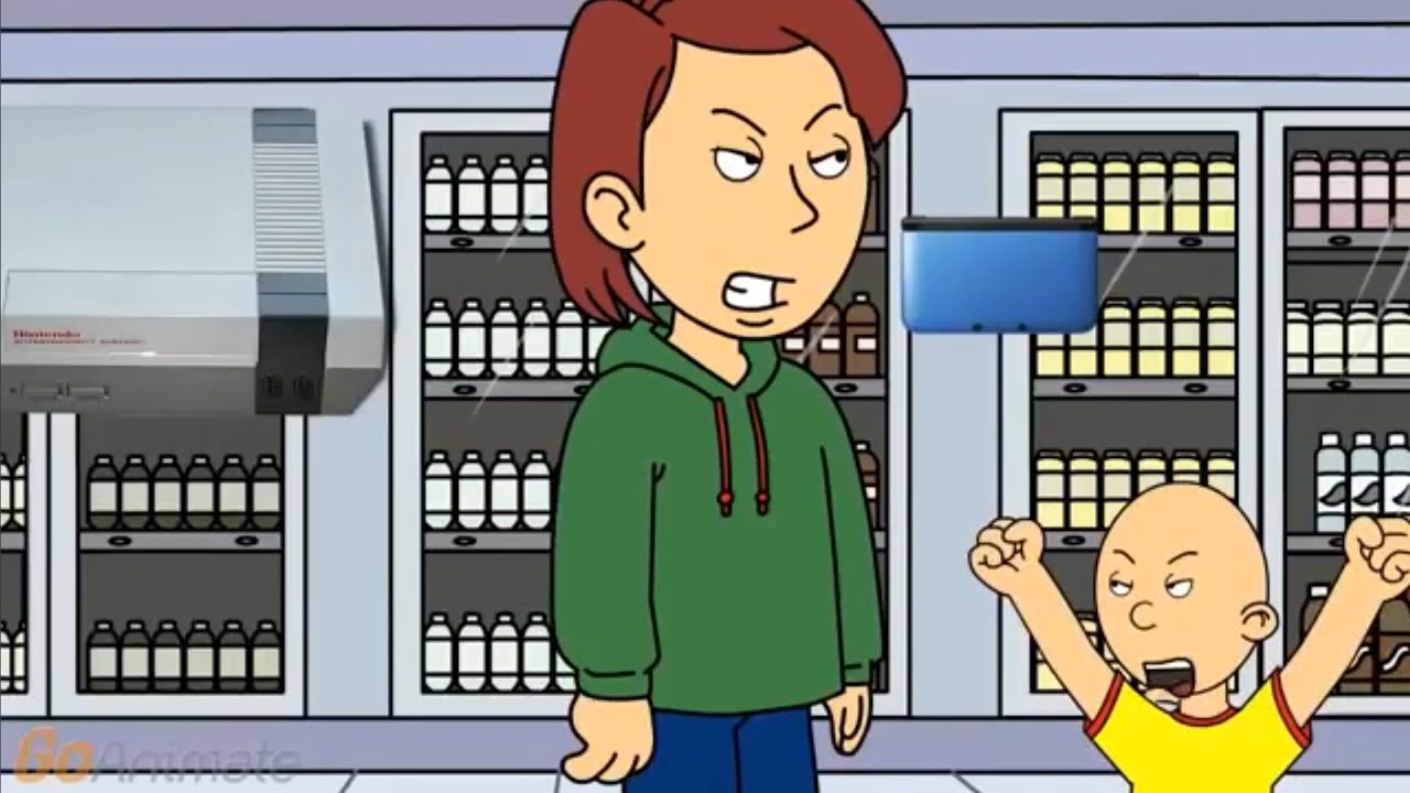 Caillou Misbehaves at Gamestop(Isaac Anderson Animation's Re-Upload ...