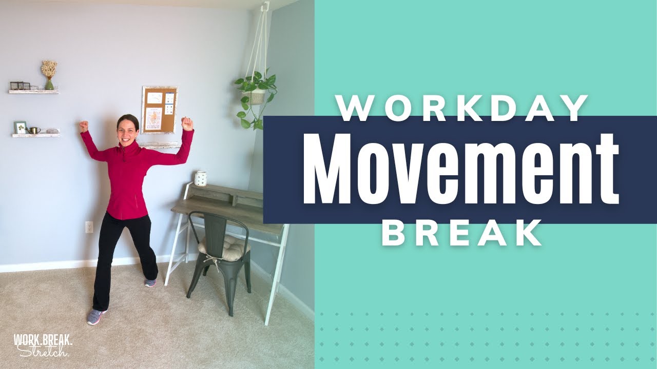 8-Minute Workday Movement Break | One Less Exercise Per Round - YouTube