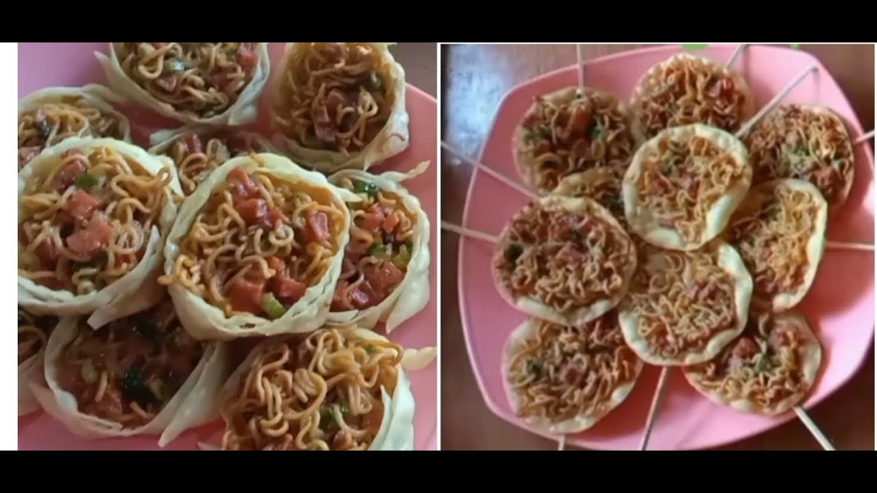 2 RESEP JAJANAN DARI KULIT PANGSIT DAN MIE || IDE JUALAN YANG MENARIK ...