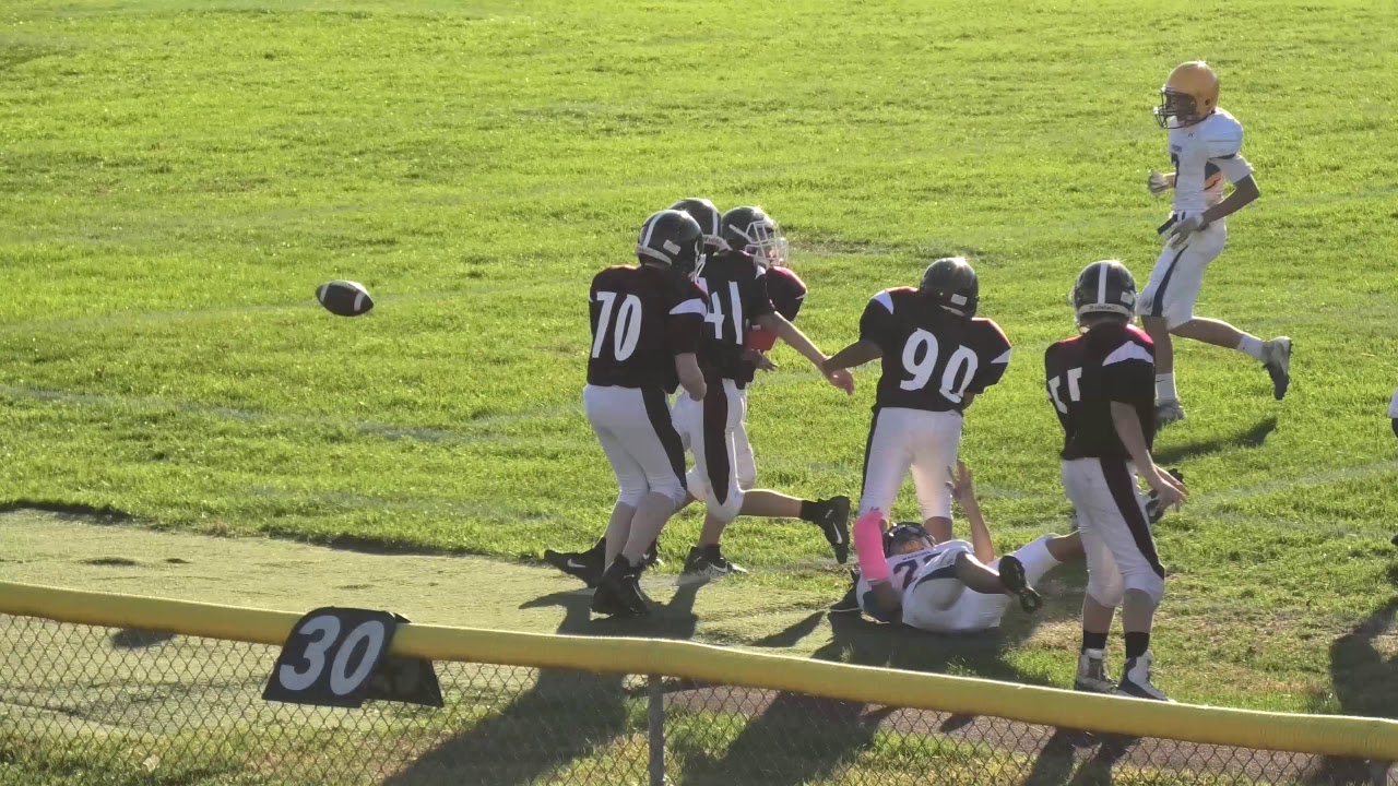 Bangor Slaters vs Wilson 10 21 2019 Middle School Football - YouTube