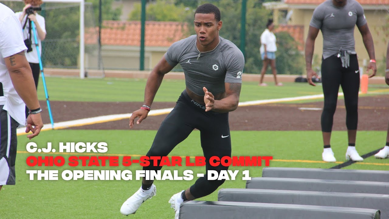 CJ Hicks: Five-star Ohio State linebacker commit works out with Dasan ...