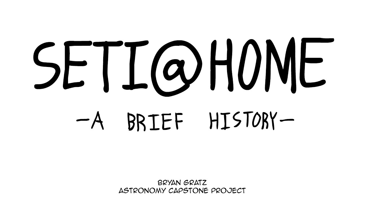 SETI@Home - A Brief History - YouTube