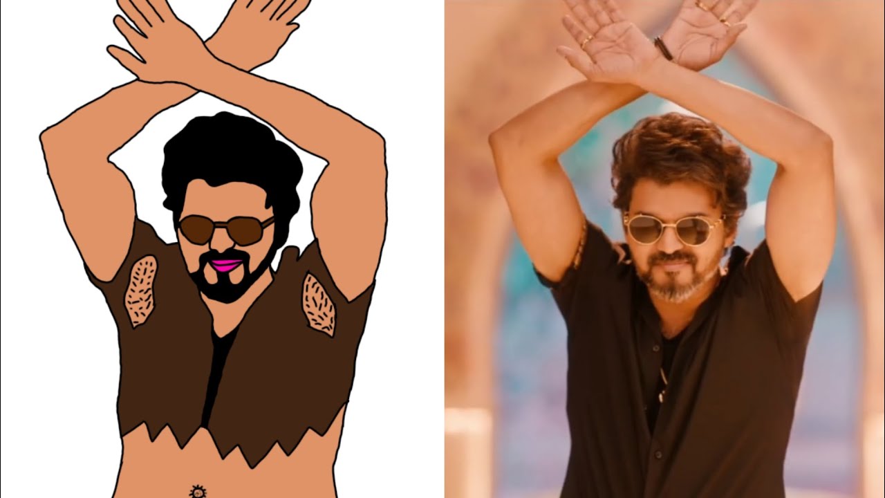 Arabic Kuthu - Video Song Drawing Meme | Beast | Thalapathy Vijay ...