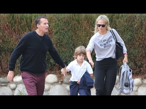 Molly Sims Makes Rare Morning Outing With Hubby Scott Stuber