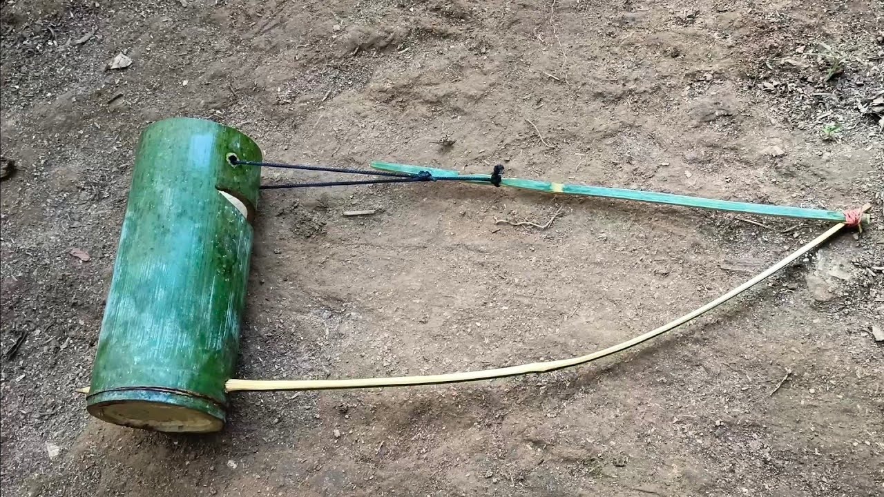 Teach you how to make bamboo traps with precision. - YouTube