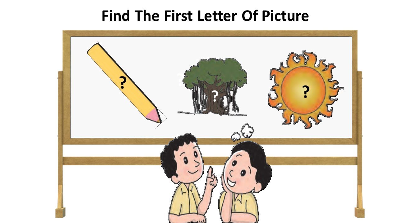 Find The First Letter Of The Picture - YouTube