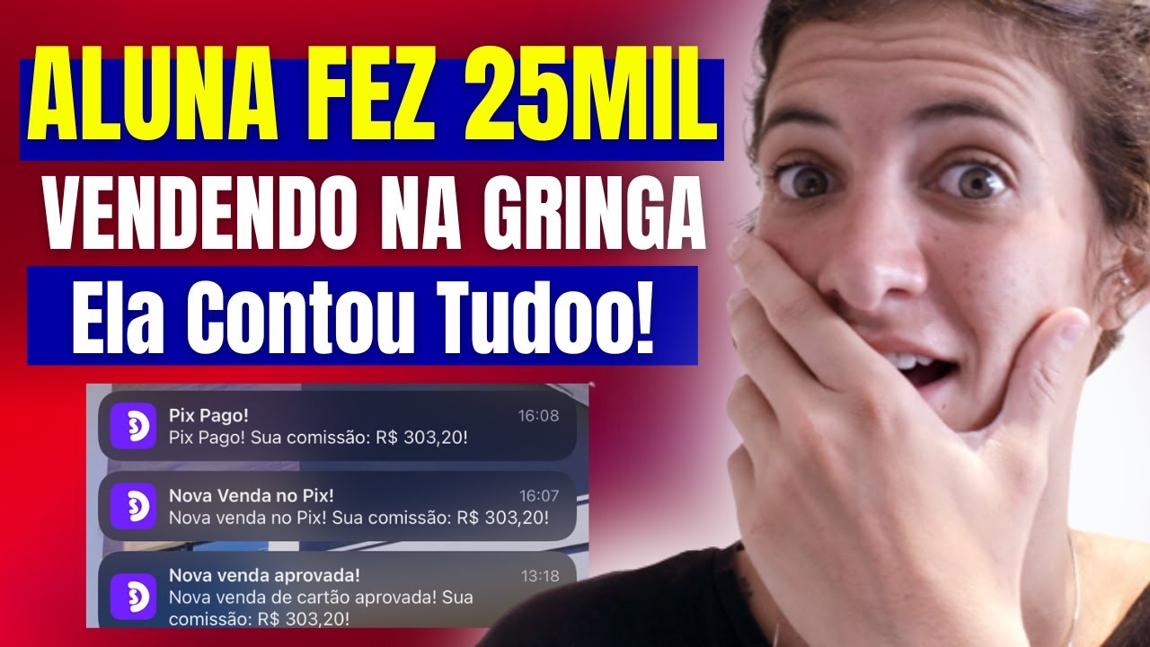 😱😱 Aluna da Maria Franco Fez 25mil Vendendo na Gringa - Afiliado na ...