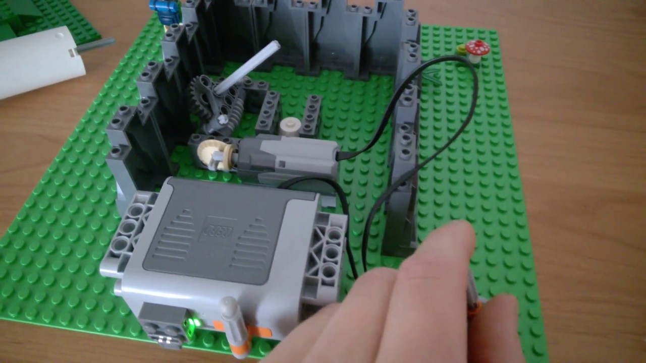 Lego Wind Turbine Power Function Build Instruction - YouTube