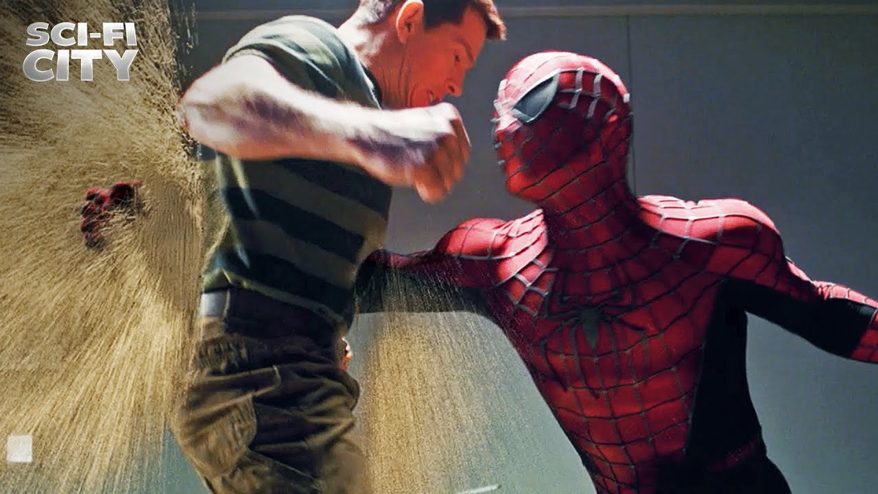 Sandman Wreaks Havoc For Spider Man | Spider-Man 3 (Tobey Macguire ...