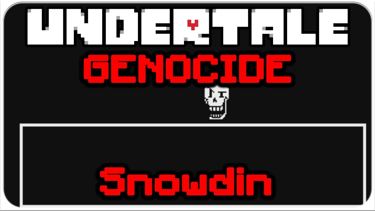 Undertale Genocide - Snowdin - YouTube