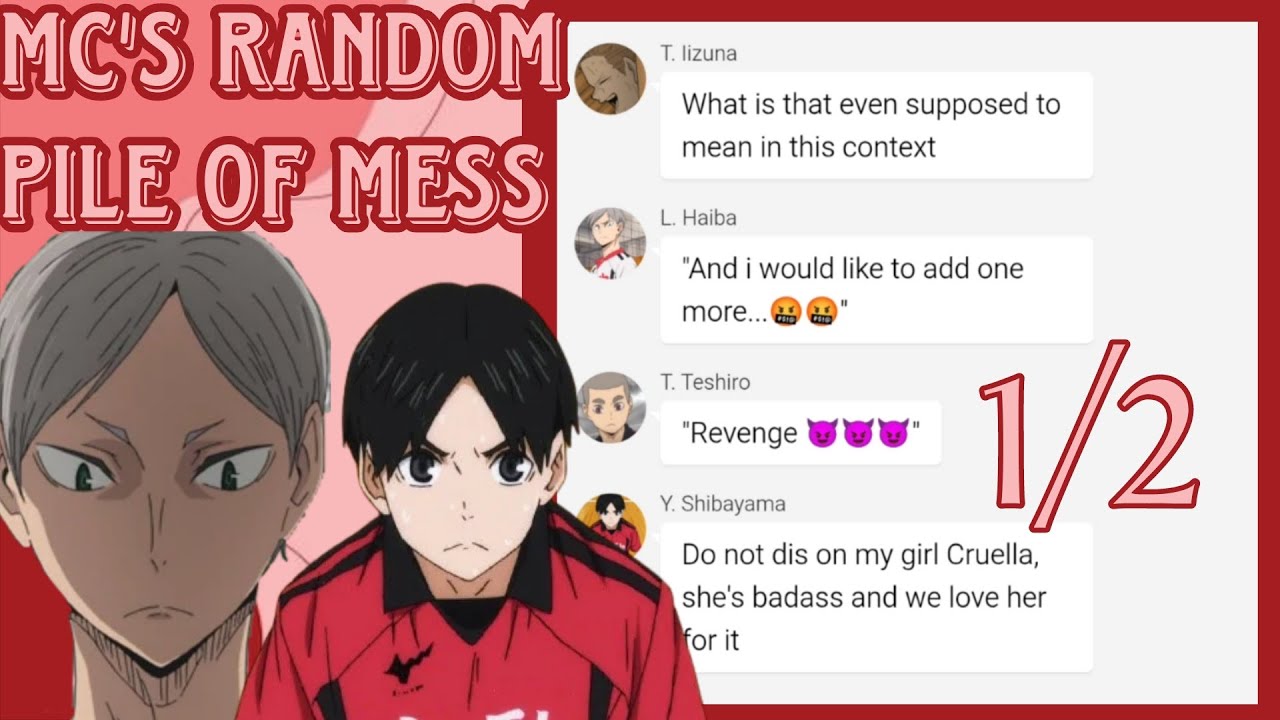 Haikyuu texts: MC's Random Pile of Mess || 1/2 - YouTube