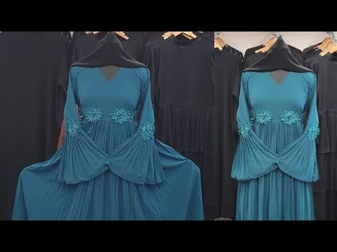 Latest Naqab Design || New Burqa Design || Simple Coat Burqa Design ...
