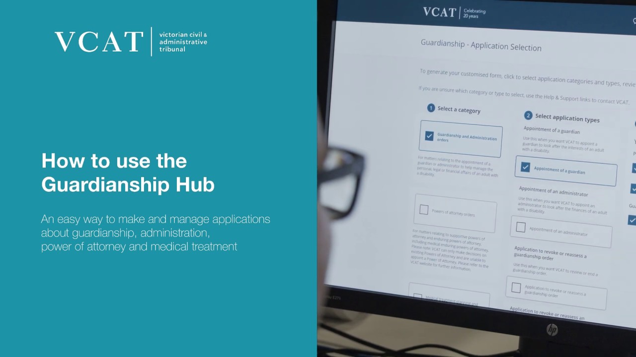 VCAT Guardianship Hub Demo - YouTube