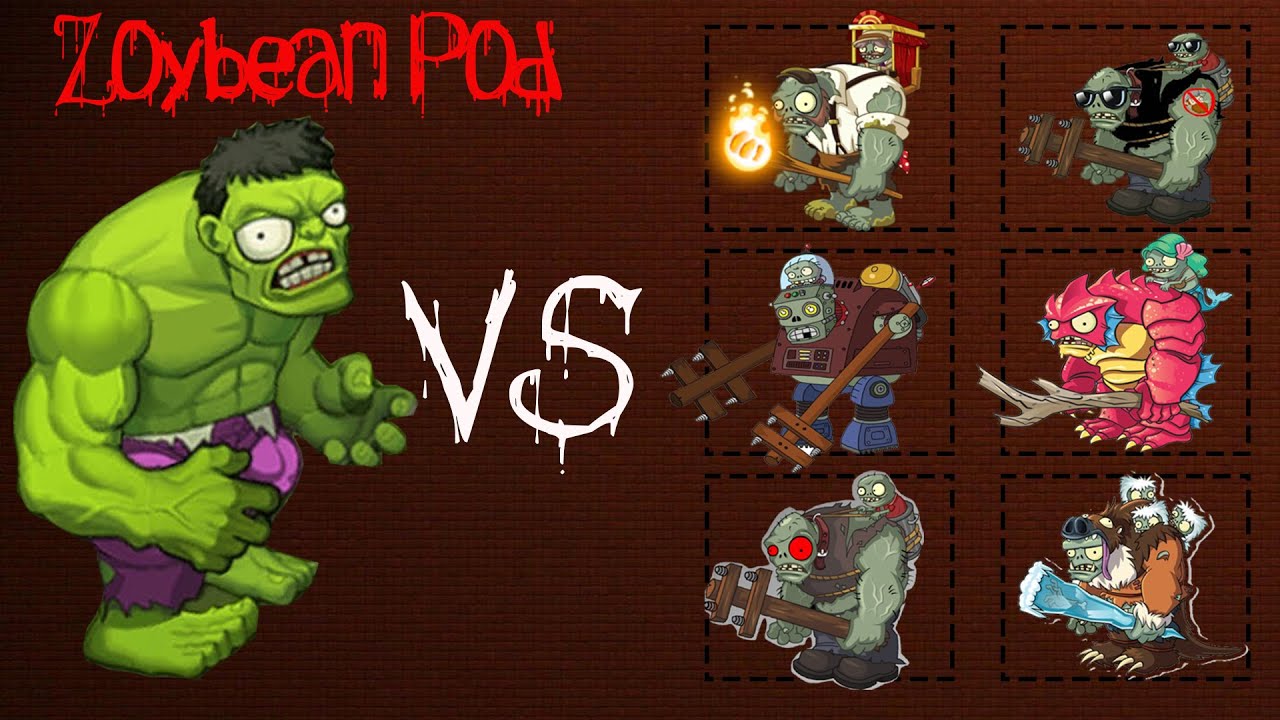 HUKL Monster FIGHT ALL 1000 Zombies GARGANTUAR │PvZ 2 Highlight - YouTube