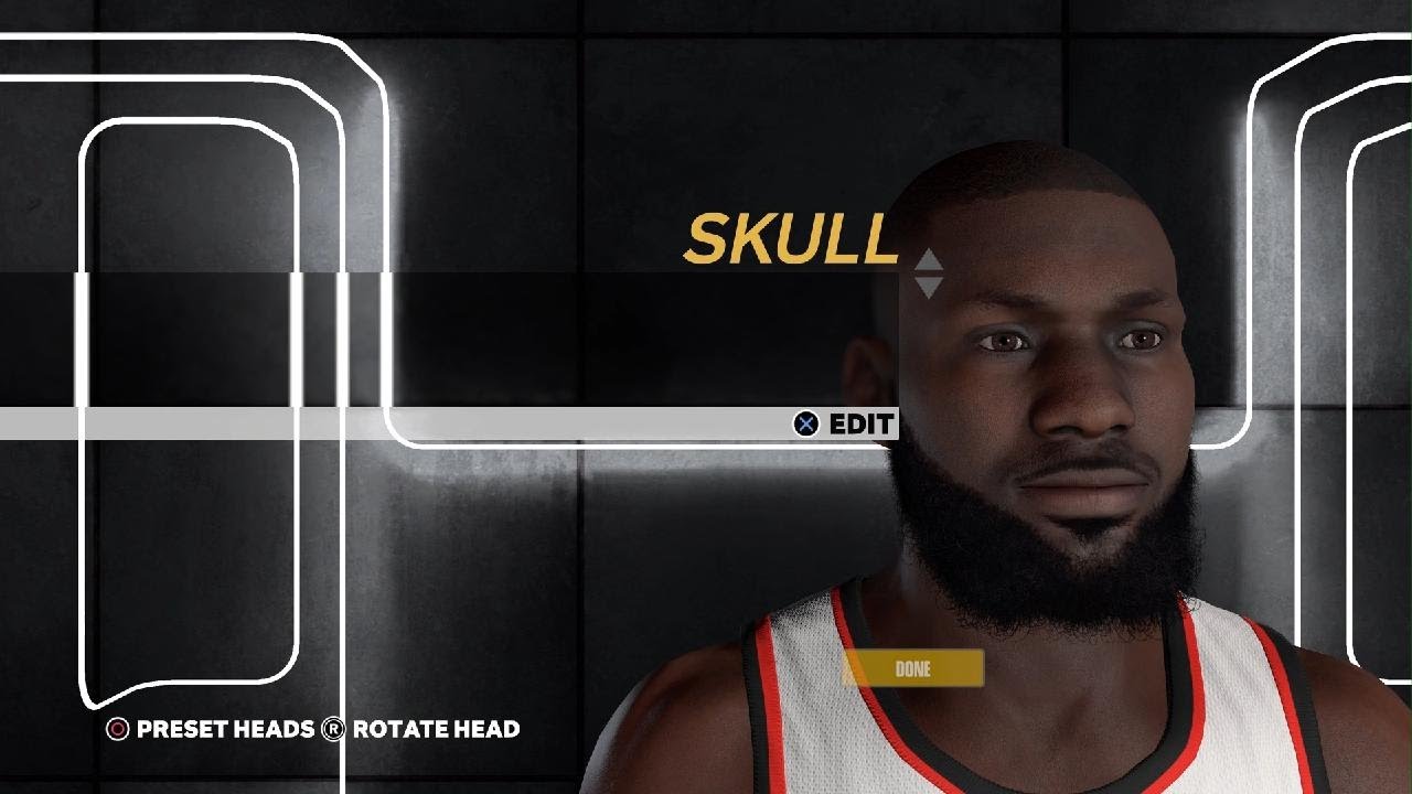 Lebron James face creation - NBA 2k24 Current Gen - YouTube
