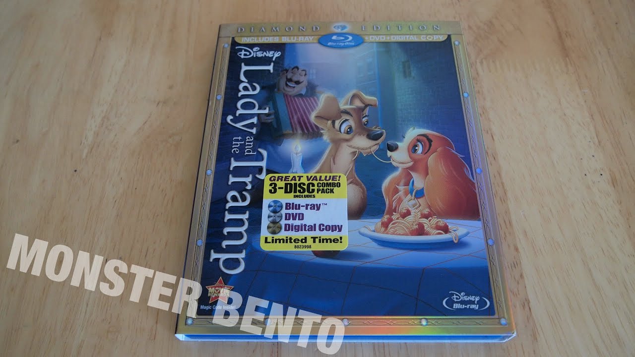 Disney Lady and the Tramp Diamond Edition Blu-ray | DVD | Digital Copy ...