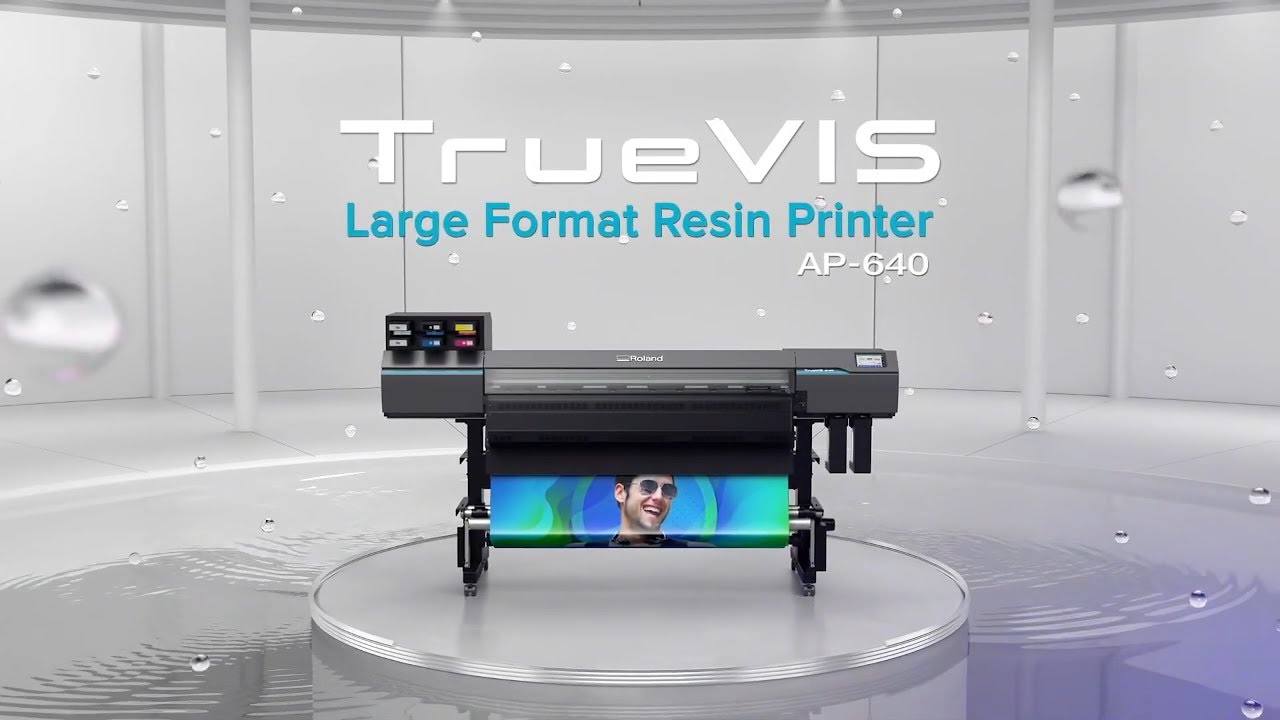 Roland TrueVIS AP-640 Large Format Resin Printer - YouTube