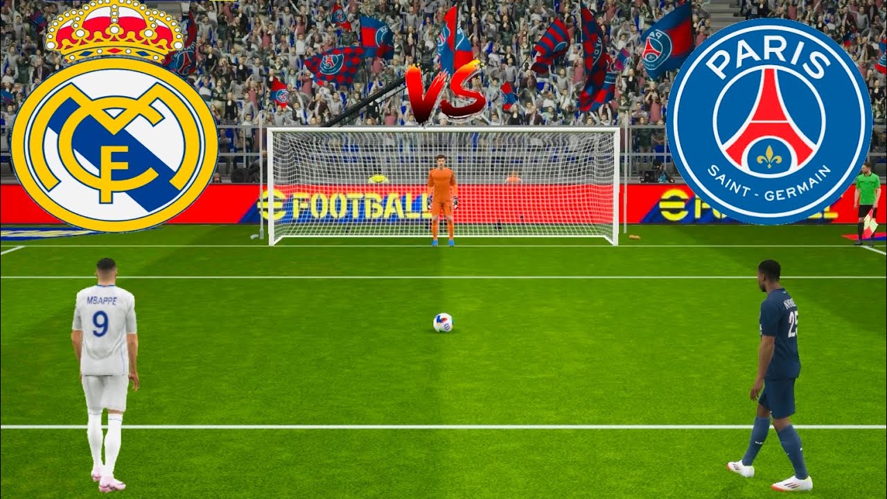 eFootball | PSG vs Real Madrid Full Penalty Shootout | RMA vs PSG Match ...