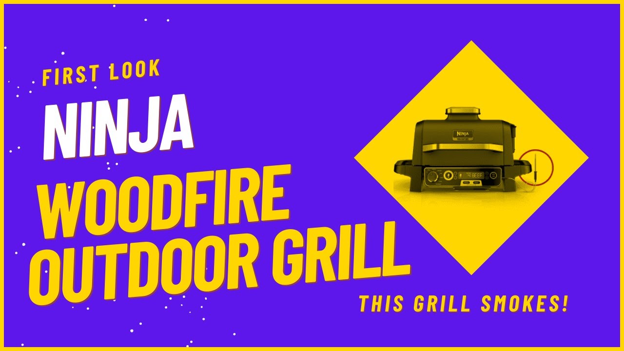 Ninja Wood Fire Outdoor Grill (first look) at the electric outdoor ...