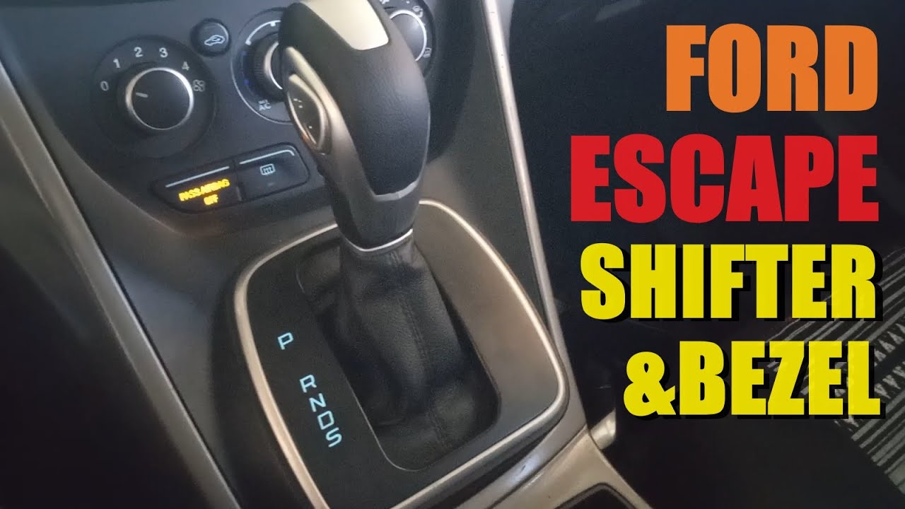 2014 Ford Escape Shifter Lever Knob and Illuminated Shifter Bezel ...