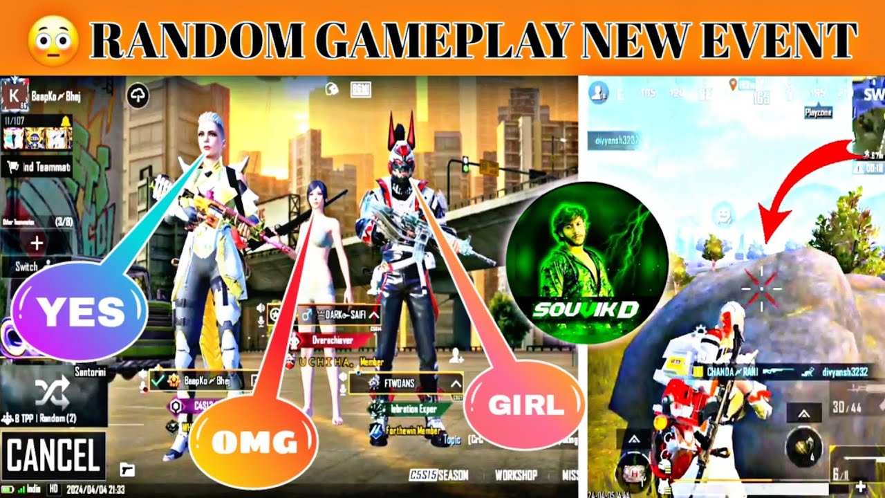 😋 OMG RANDOM REACTION NEW EVENT GAMEPLAY IN LIVIK @SOUVIKDLIVE1 - YouTube