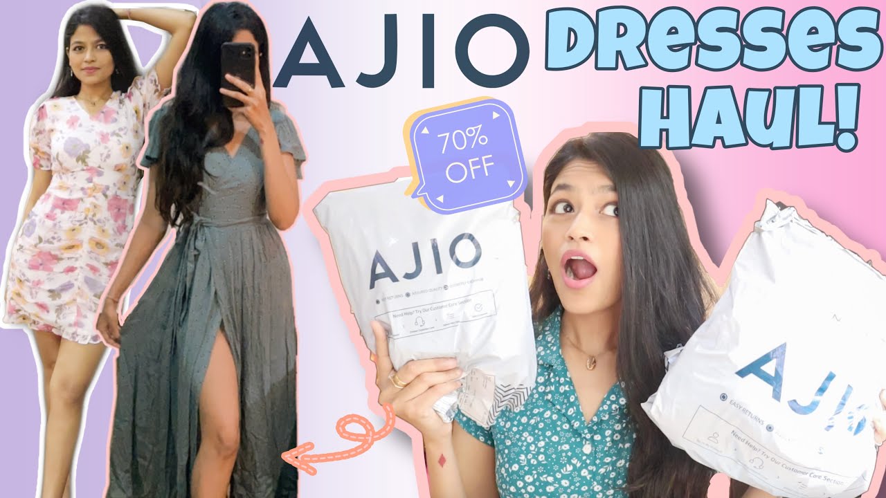 *BEST* AJIO DRESSES HAUL! Affordable Summer Dresses | Try On Haul - YouTube