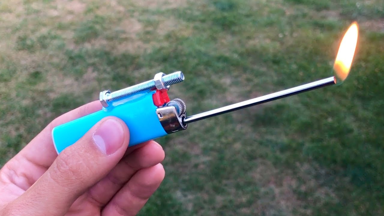 3 incredible ideas and Awesome Life Hacks with Lighters - YouTube