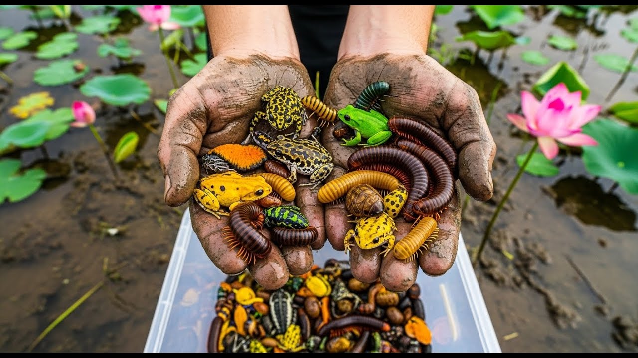 Catching Colorful Jungle Insects by Hand | 4K Ultra HD Macro Wildlife ...