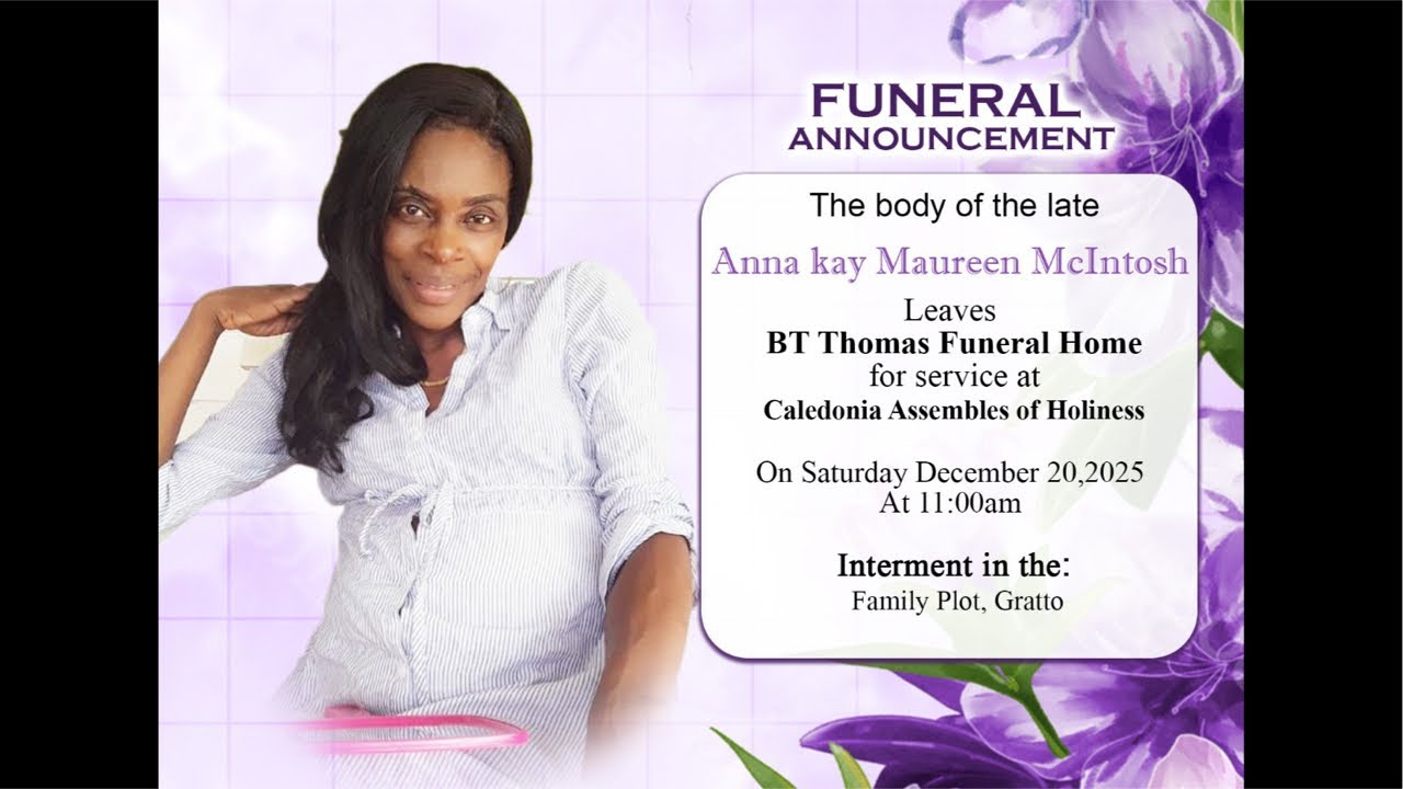 Thanksgiving service for the late Anna kay Maureen McIntosh - YouTube