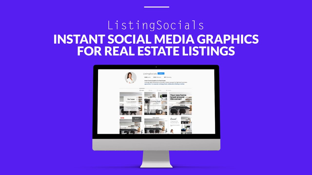 Instant Social Media Graphics for Real Estate Listings - YouTube