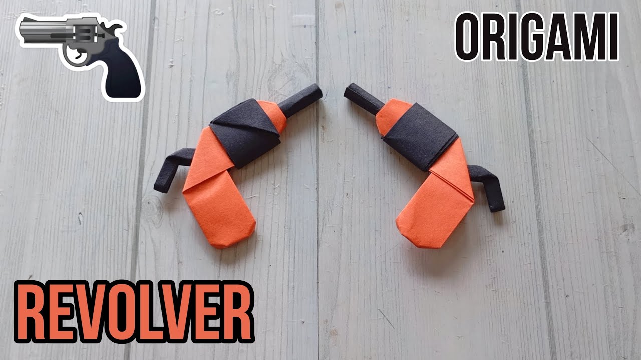 VINTAGE REVOLVER| HOW TO MAKE PAPER REVOLVER CRAFT| STEP BY STEP ...