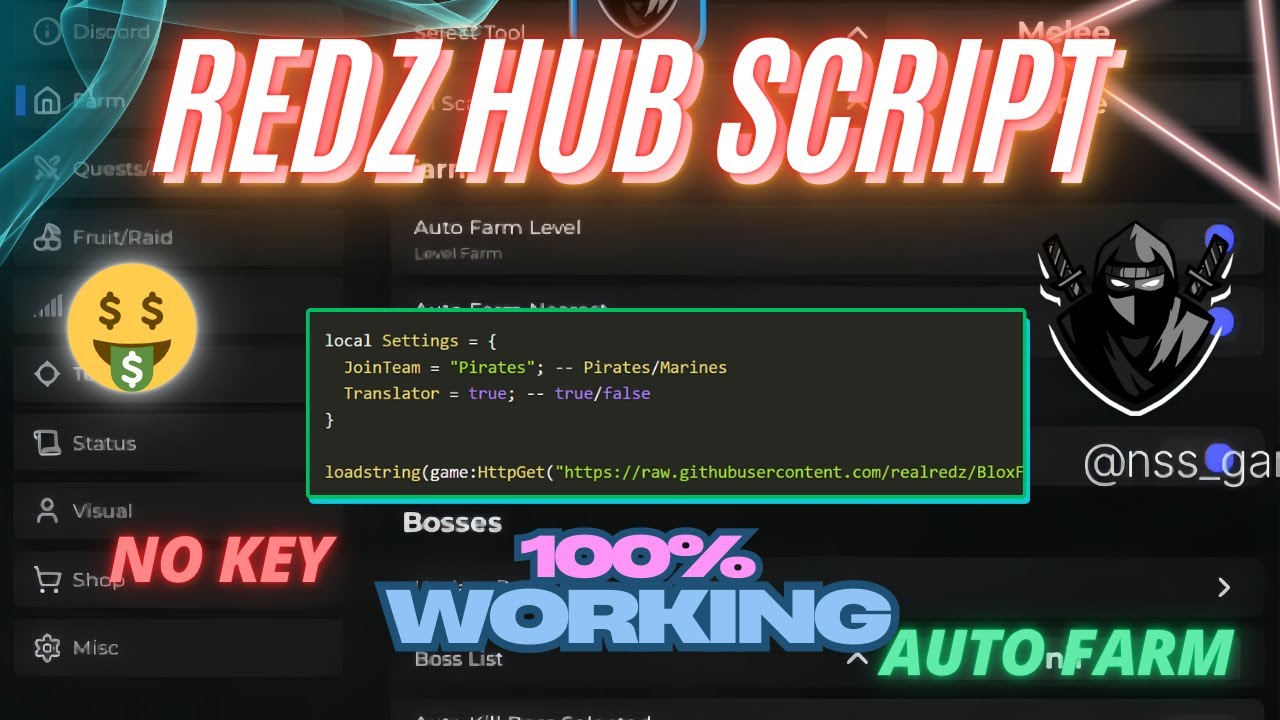 REDZHUB SCRIPT [LASTEST] 100% WORKING | Blox Fruits Script - YouTube