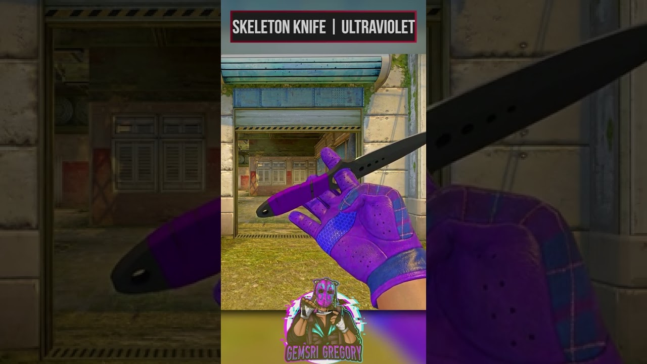 Skeleton Knife | Ultraviolet - Concept - CS:GO Shorts - YouTube